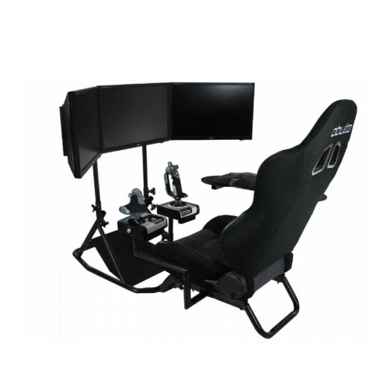 Obutto A10 Flight Stick and Throttle mount - simulation