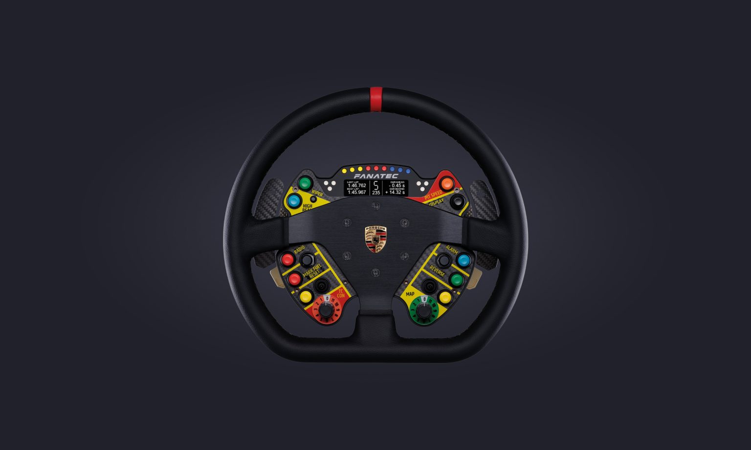Podium Steering Wheel Porsche 911 GT3 R Leather - simulation