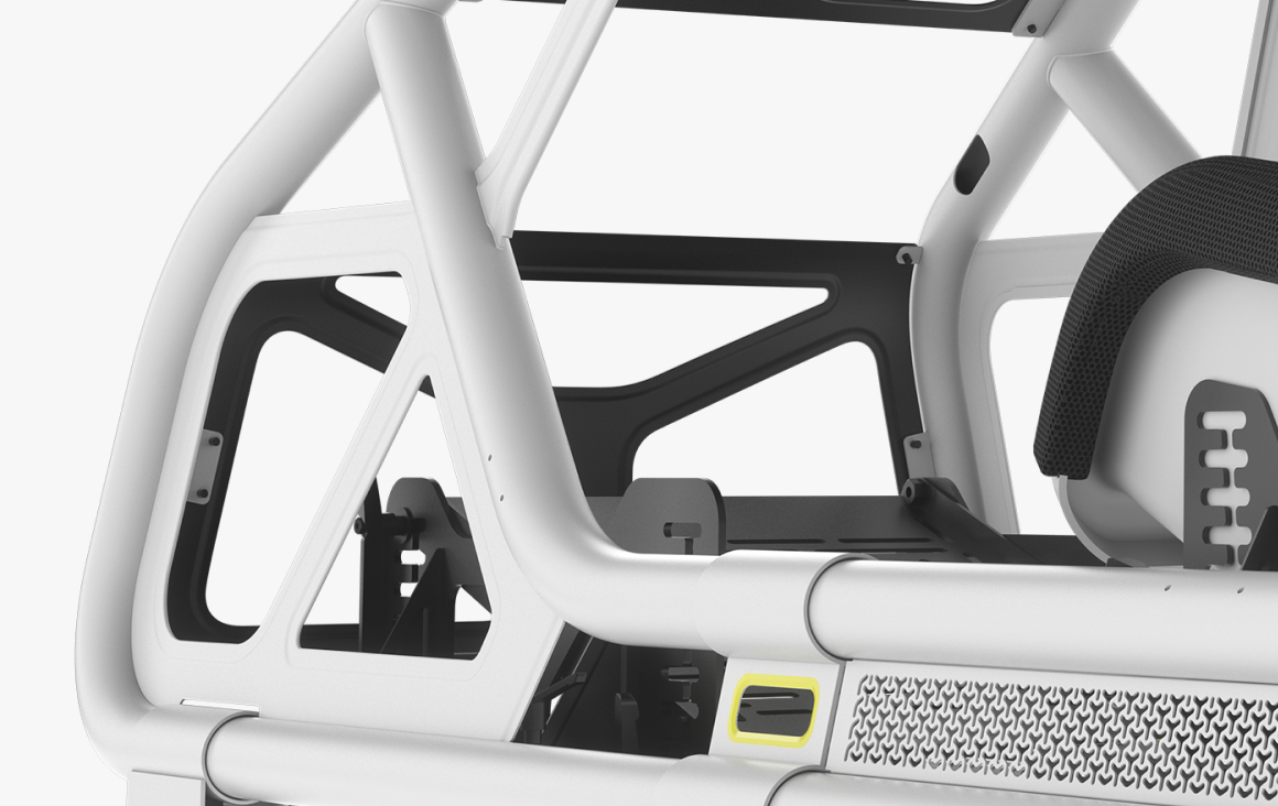 Clubsport GT Cockpit (White) - simulation