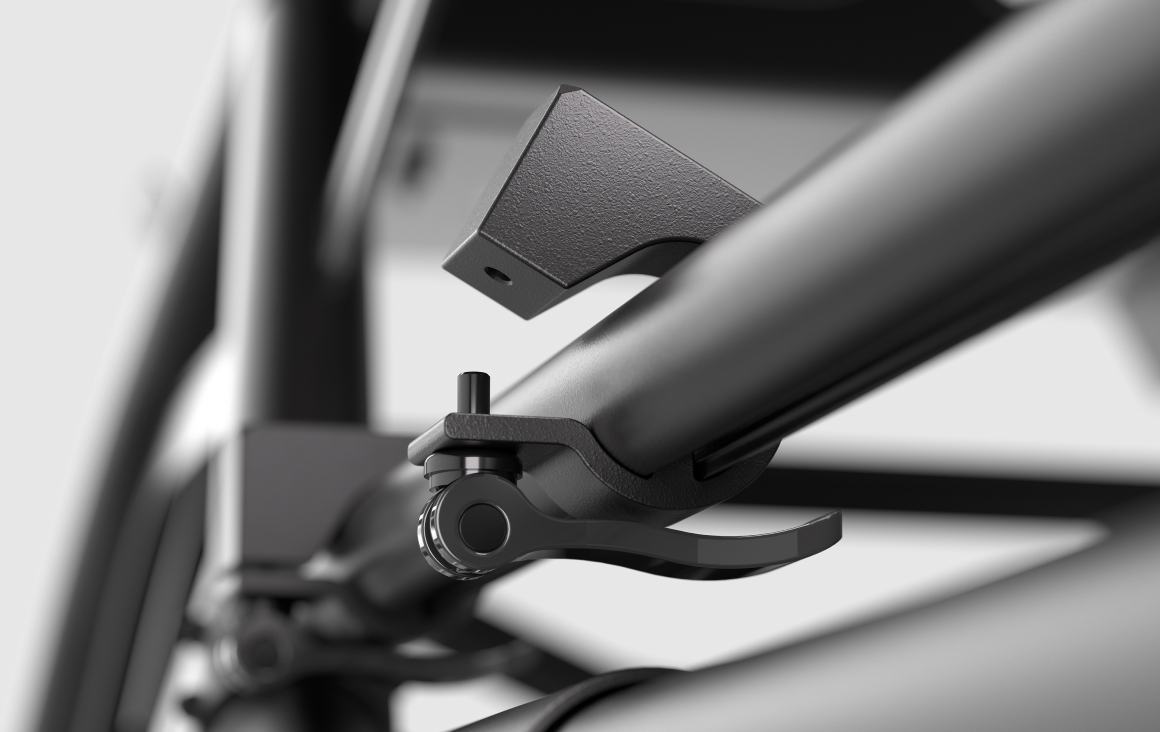 GT Cockpit Shifter Mount - Right (Black) - simulation